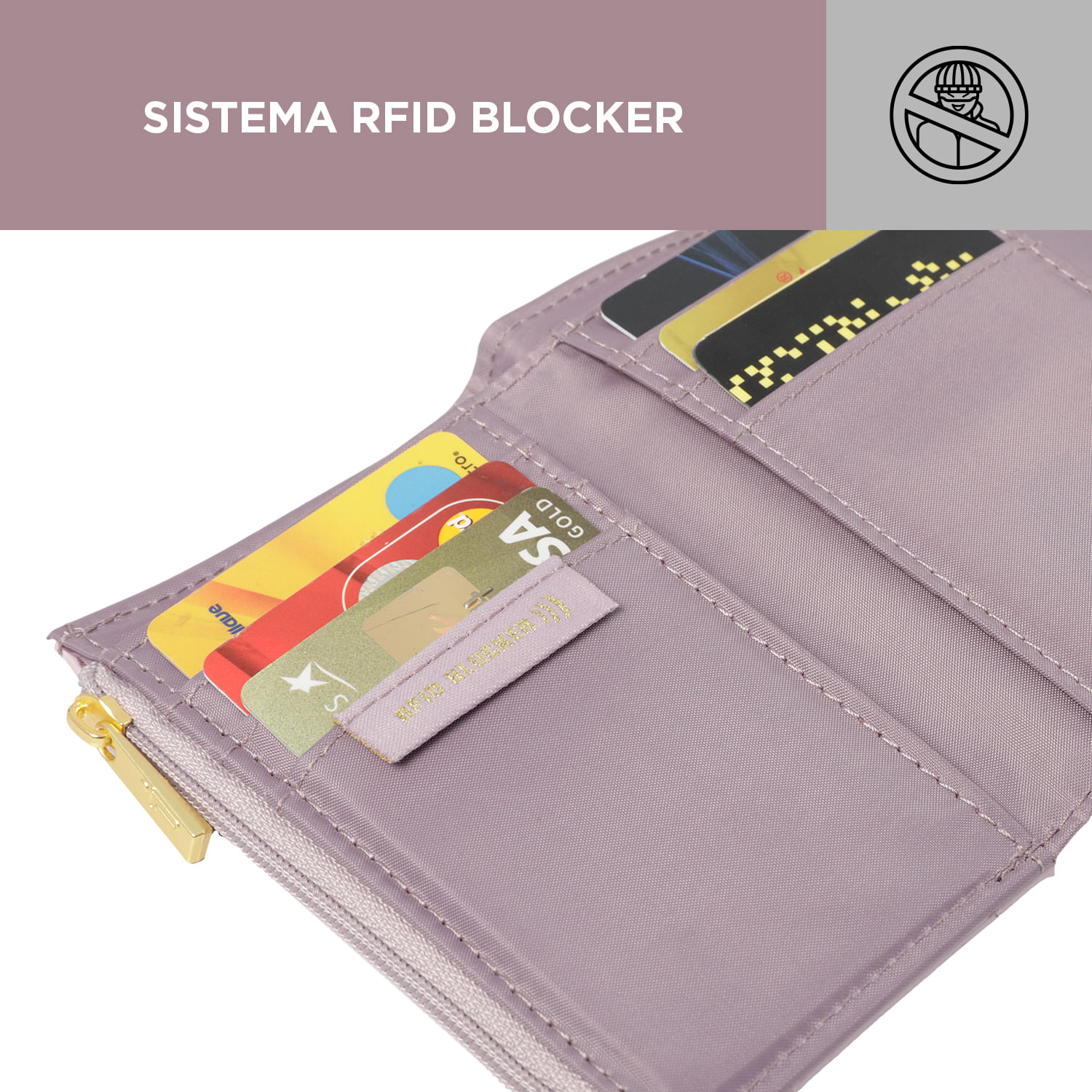 Billetera Pu Leather Rfid Neysa - Totto